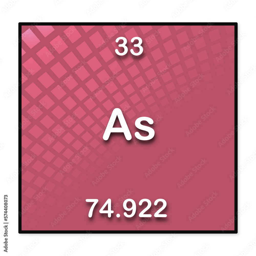 illustrazione con elemento della tavola periodica degli elementi ...