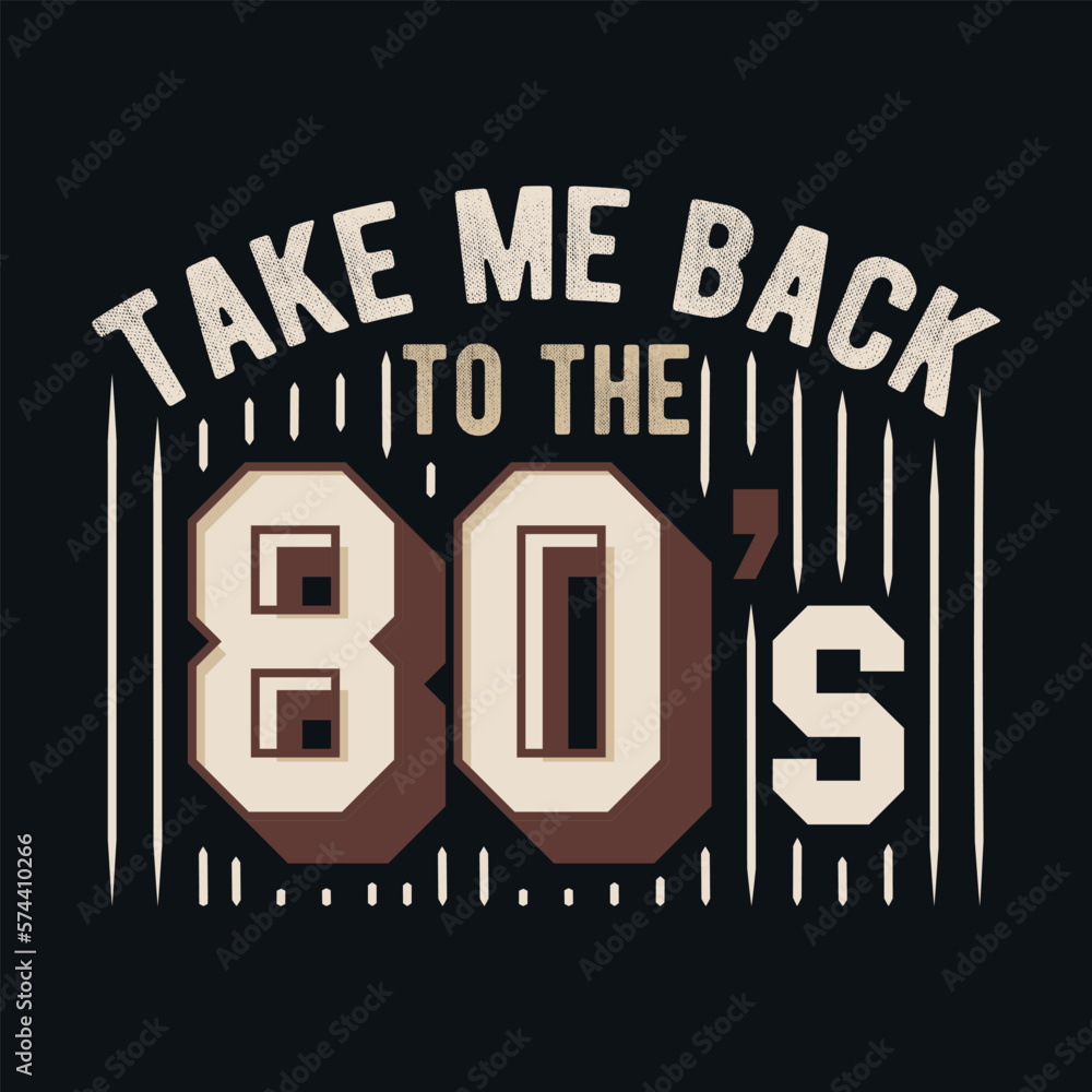This retro-inspired t-shirt design features the fun and nostalgic quote ...