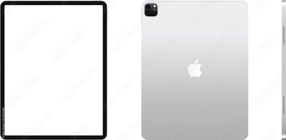 Ipad pro by Apple Inc png. Screen ipad and back side ipad. Png Stock ...