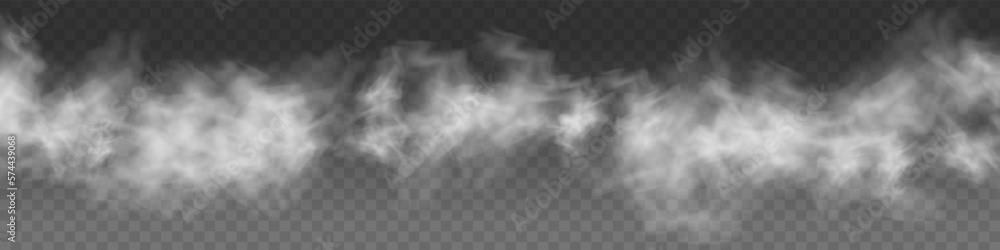 Special effect of steam, smoke, fog, clouds. Abstract gas on ...