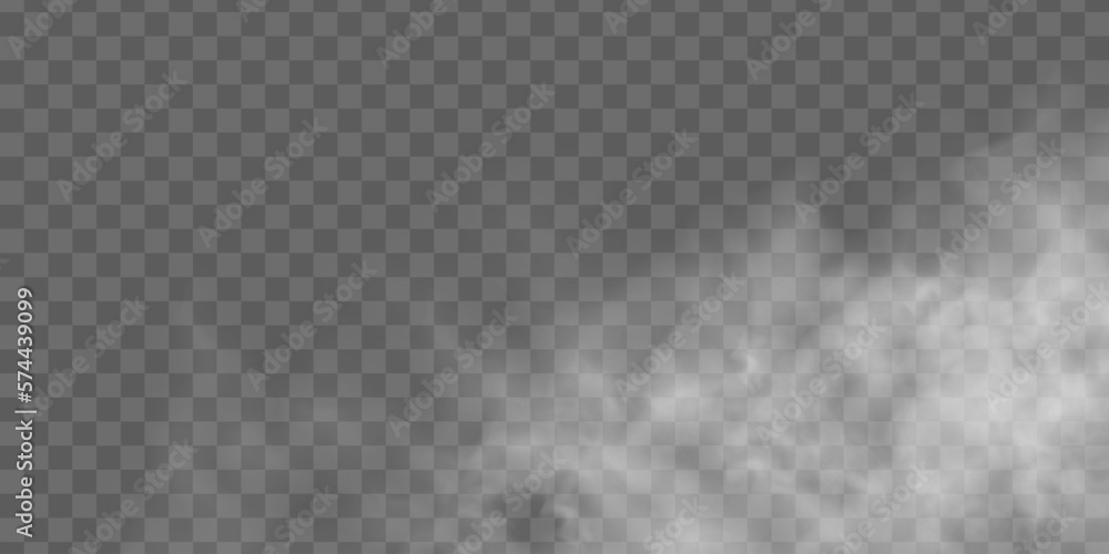 Special effect of steam, smoke, fog, clouds. Abstract gas on ...