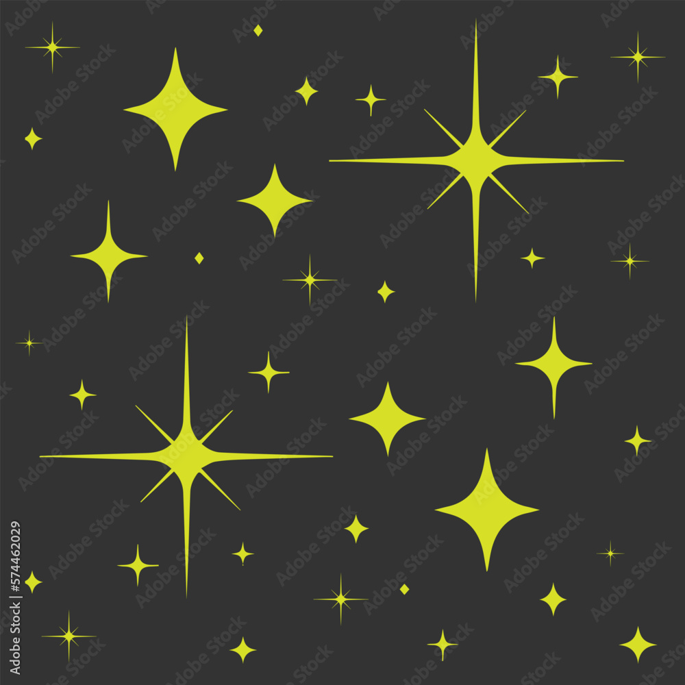 Sparkle star icons. Shine icons. Stars sparkles vector. Sparkle icons ...
