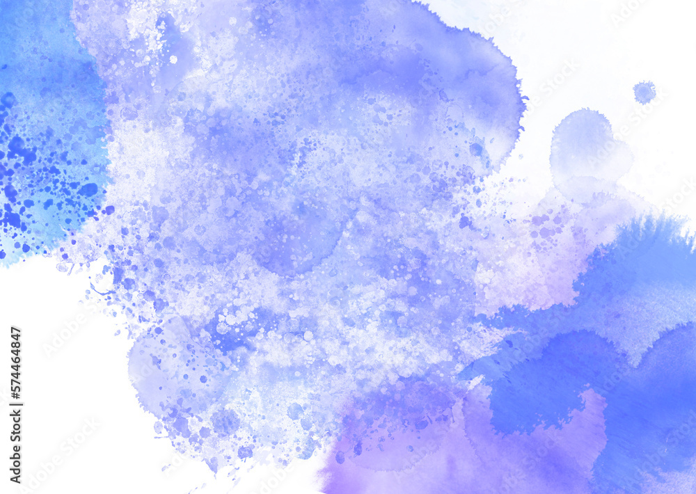 watercolor background, violet colour palette, transparent background ...