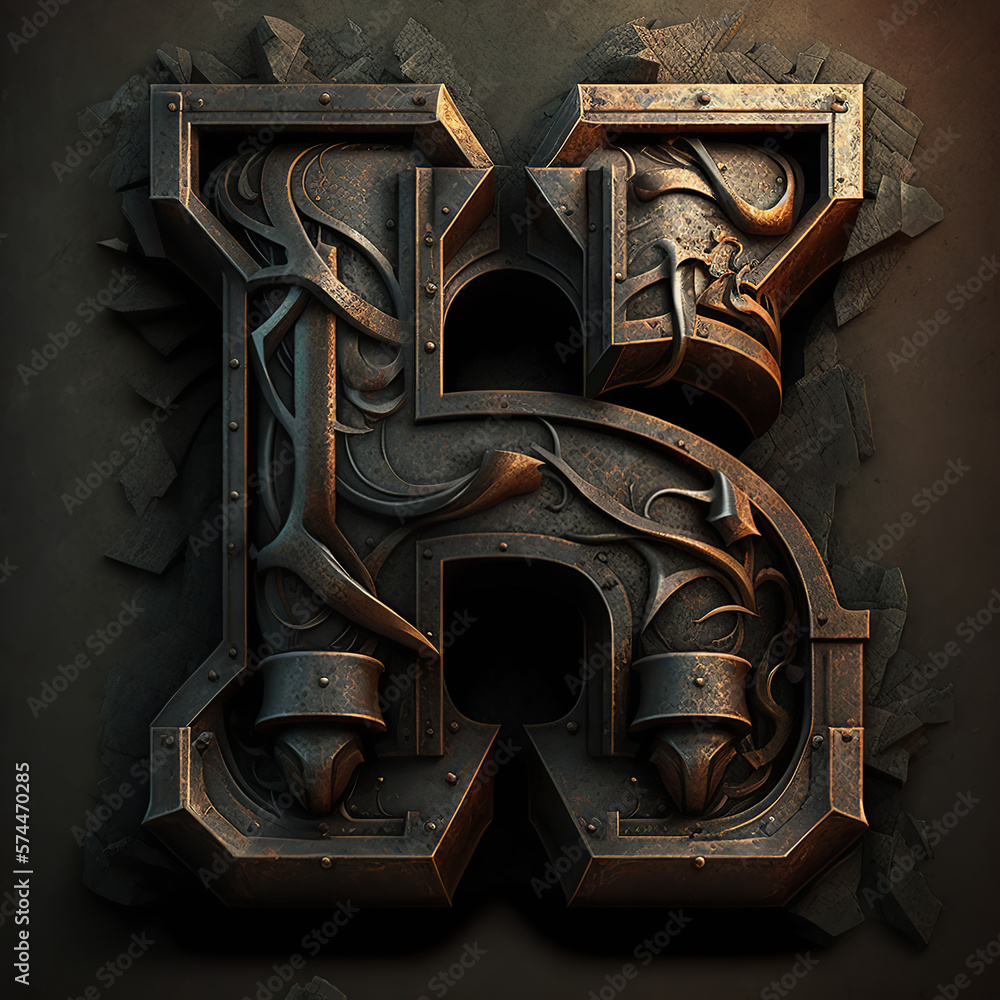 alphabet, A, B, C, D, F, G, H, J, K, L, M, N, P, Q, R, S, T, V, X, Z, old, steampunk, machine ...