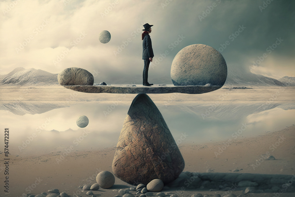 Finding balance as an introvert, concept of Self-care and Empowerment ...
