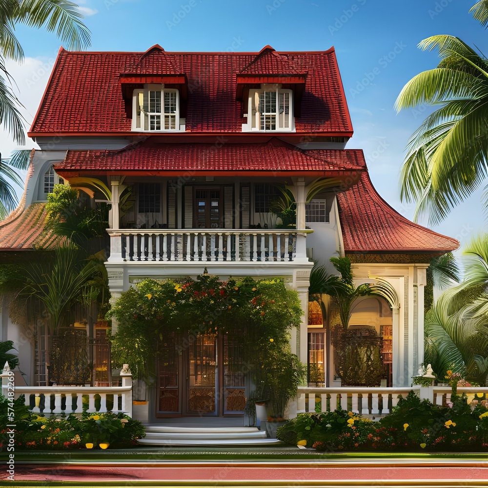 18 A home with a British Colonial design theme 2_SwinIRGenerative AI ...