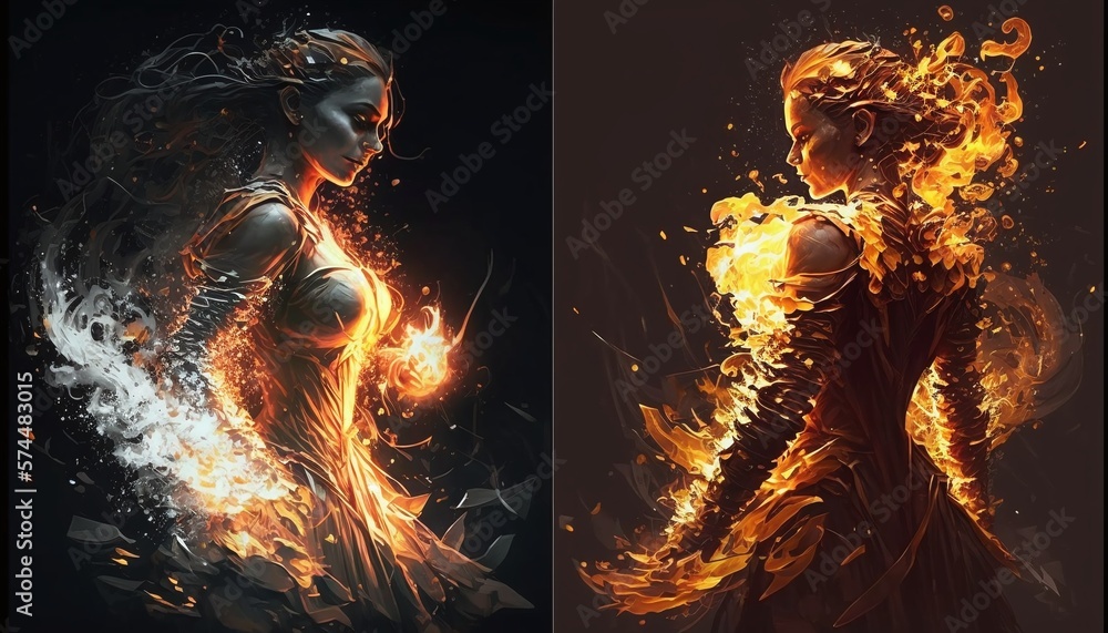 Graphical Representation of Small Controlled Fire and Extremely Well ...