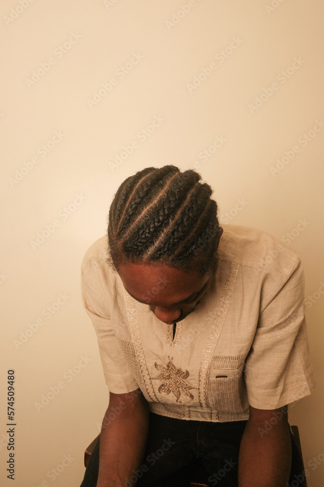 Men with Braids Stock Photo | Adobe Stock