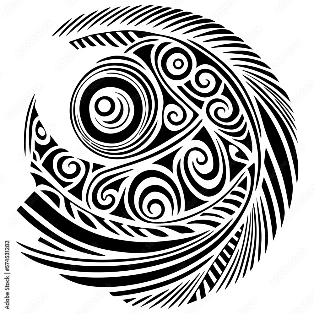 Polynesian Wave Design
