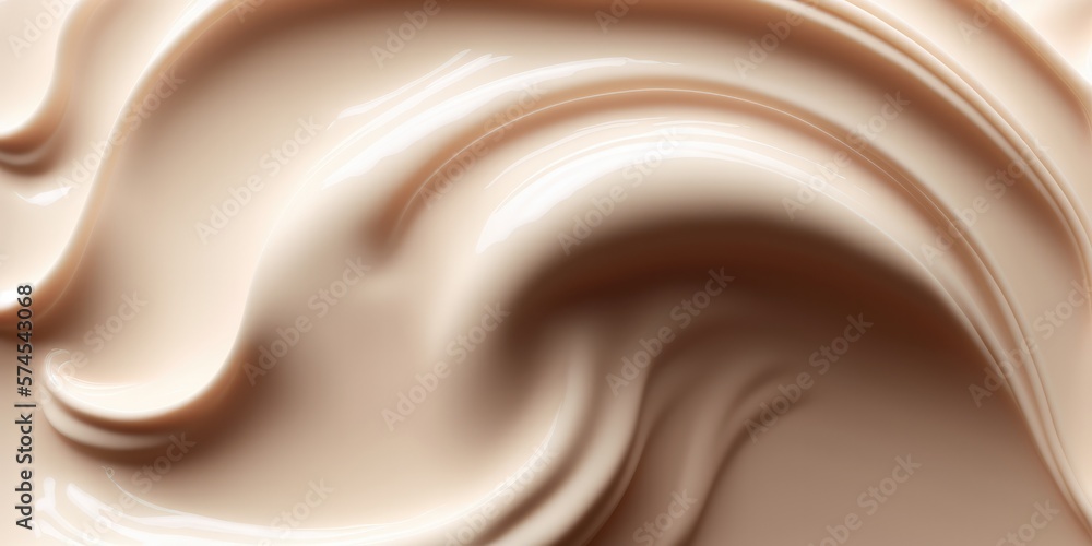Generative AI illustration of texture of facial cream Stock ...
