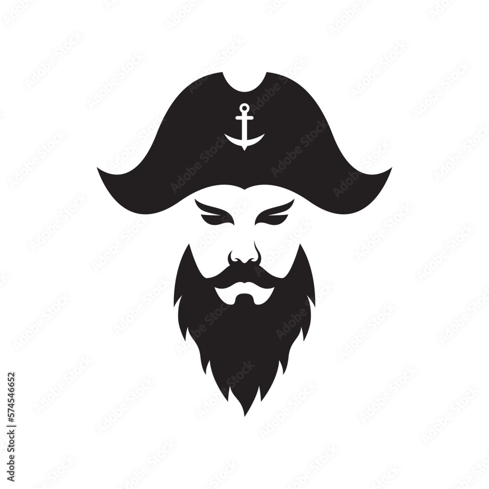 Captain logo images Stock Vector | Adobe Stock