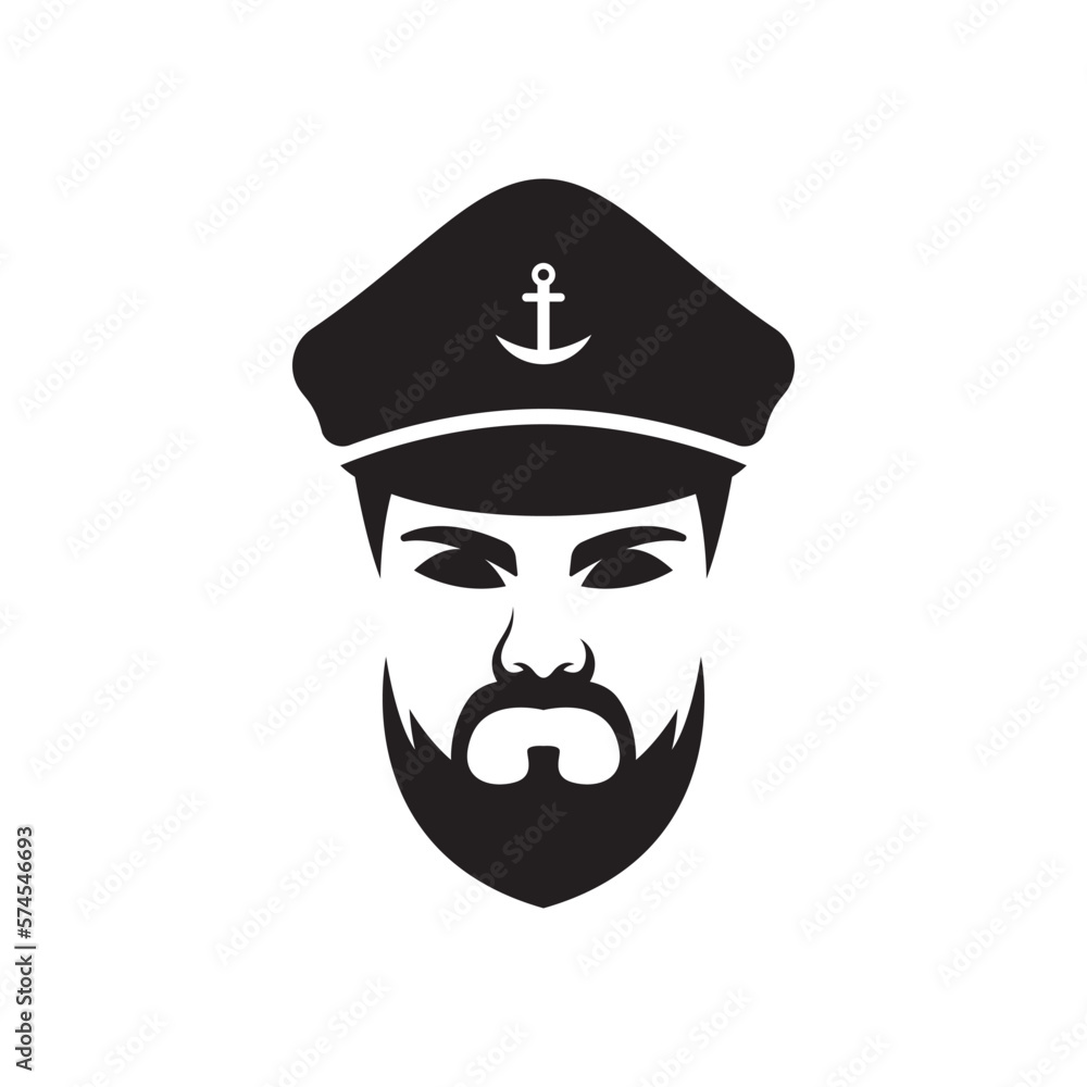Captain logo images Stock Vector | Adobe Stock