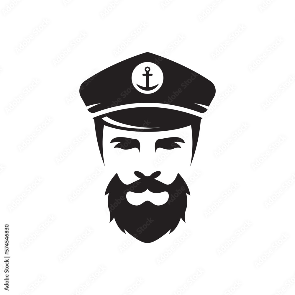 Captain logo images Stock Vector | Adobe Stock