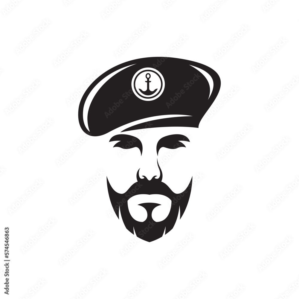 Captain logo images Stock Vector | Adobe Stock