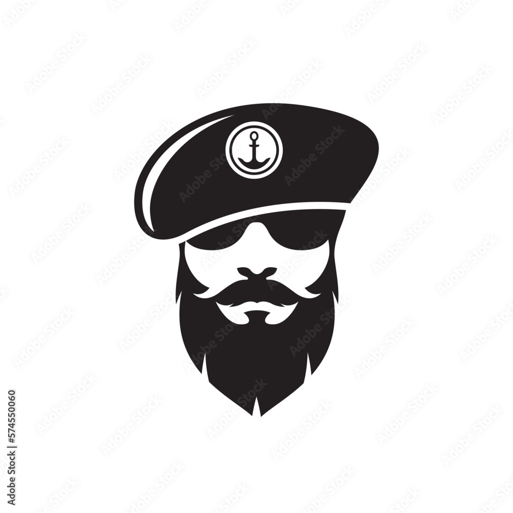 Captain logo images Stock Vector | Adobe Stock