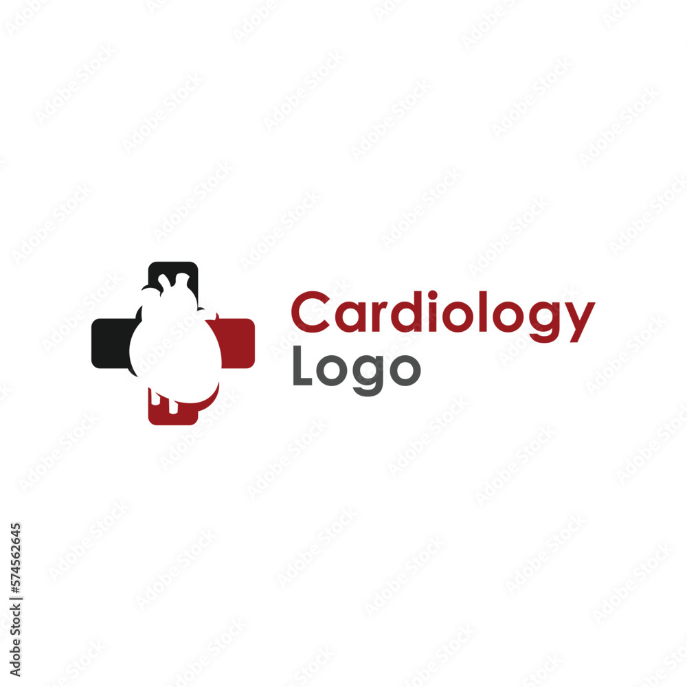 Simple Heart Organ Logo Design Template, Heart Logo Design Template for ...
