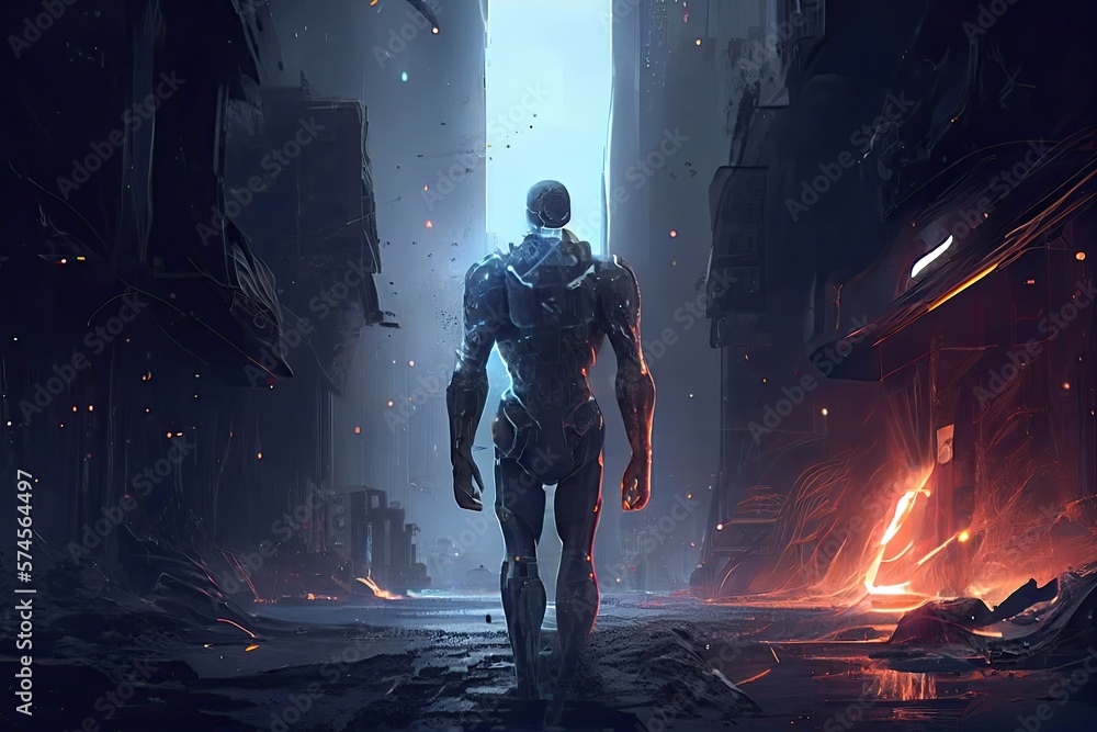 The end of the world, Artificial intelligence, doomsday. Generative AI ...