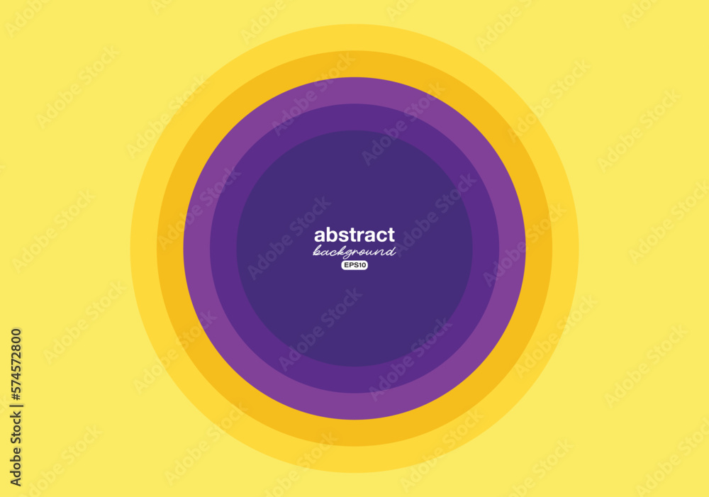 Vecteur Stock roundel with striped violet sunrise theme technology ...
