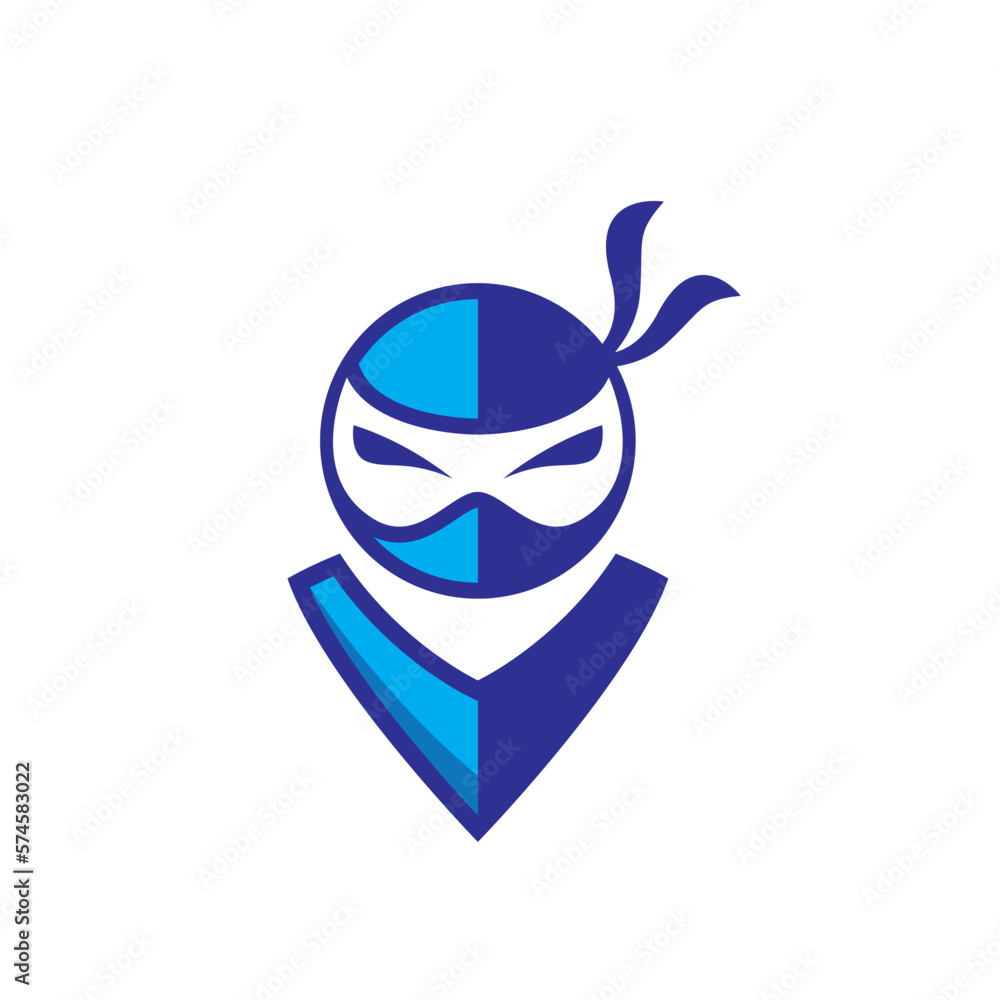 Ninja logo images Stock Vector | Adobe Stock