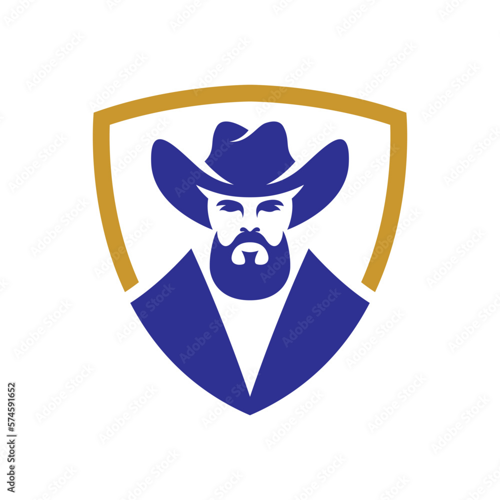 Cowboy logo images Stock Vector | Adobe Stock