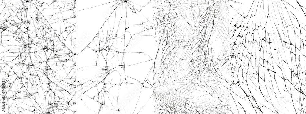 Cracked Glass Textures for Creative Design Projects: Smartphone Glass ...
