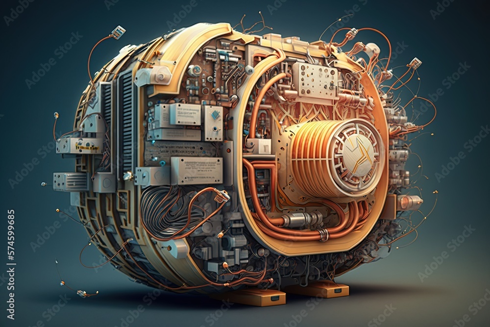 Unusual invention. High resolution, detailed, microcircuits, wiring ...