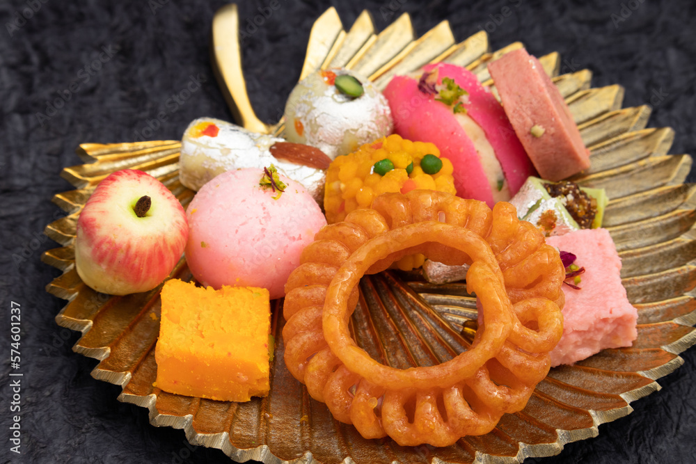 Foto de Indian Mithai Imarti Also Called Amitti, Amriti, Emarti ...