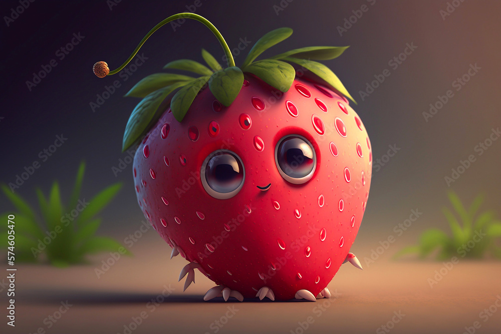 Cloudy With A Chance Of Meatballs 2 Strawberry Wallpaper