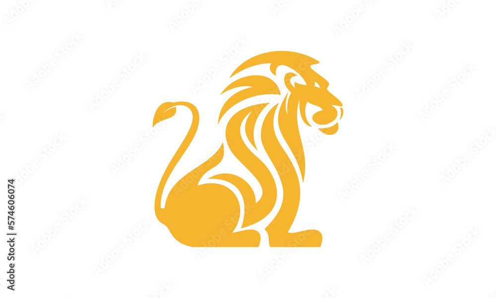 lion, sl, lion sl, sl lion, abstrac, animal, king, jungle, gold, logo ...