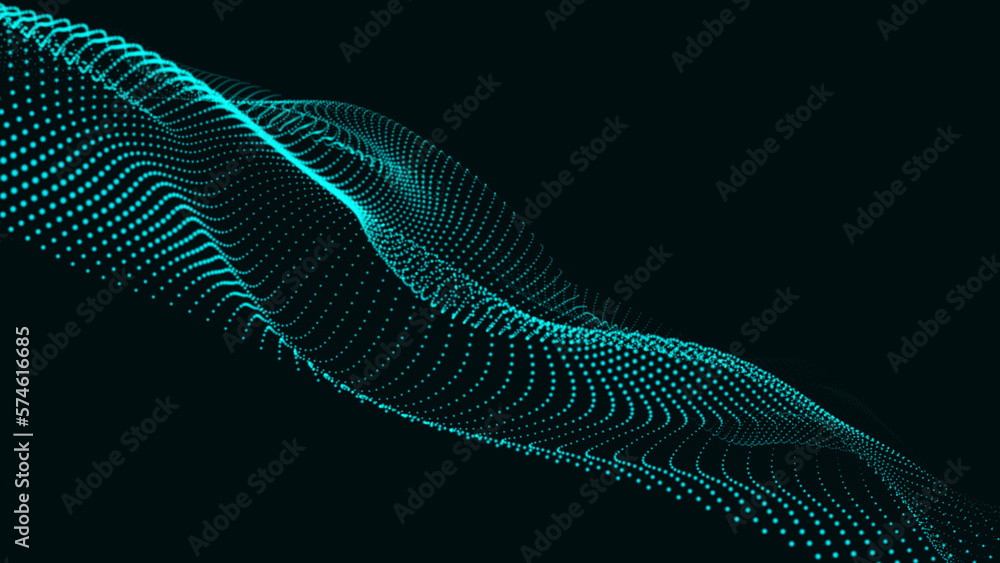 Looping animated background made with trapcode form. Abstract digital forms background. Stock ...