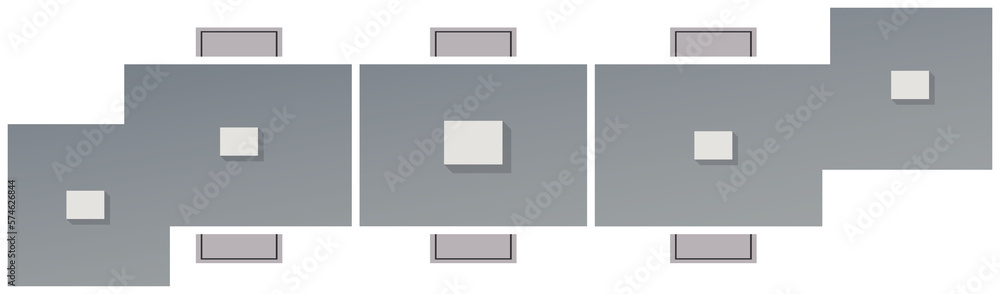 Building top view for landscape design. PNG Object for plan, map, City ...