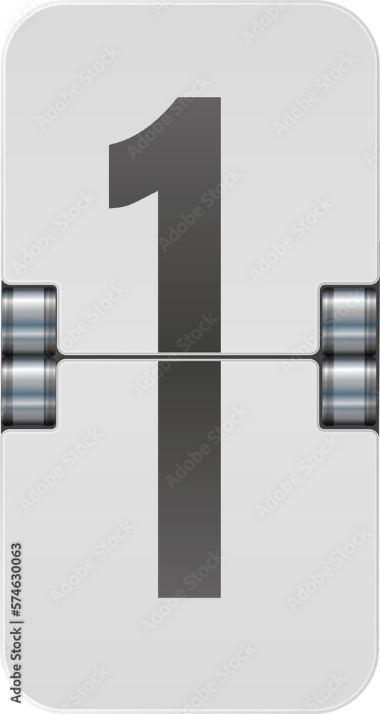 Countdown timer with different numbers 1. Hour meter design of ...