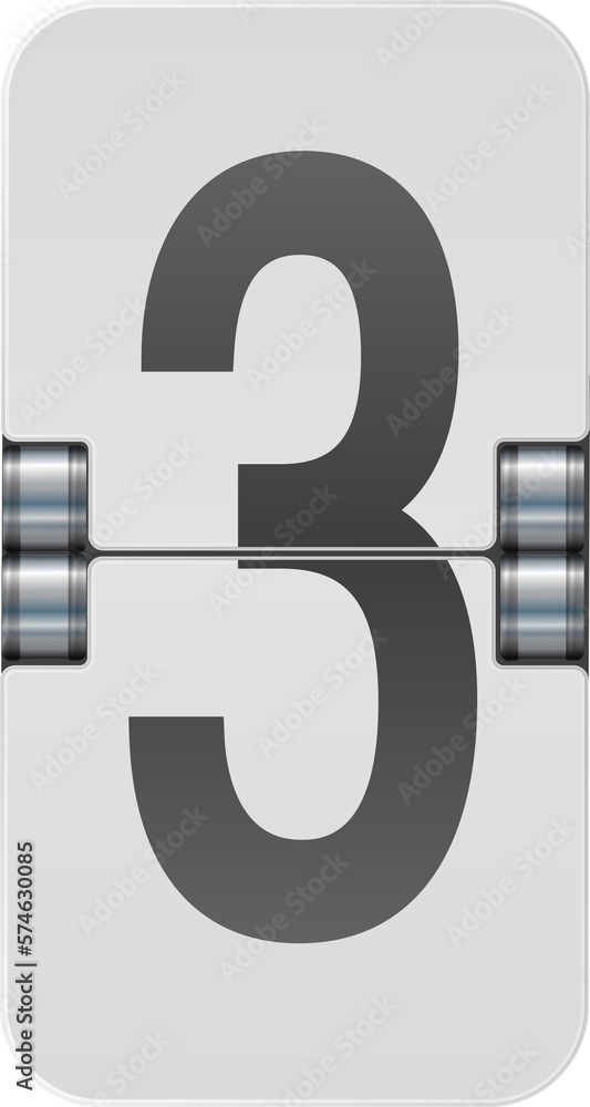 Countdown timer with different numbers 3. Hour meter design of ...