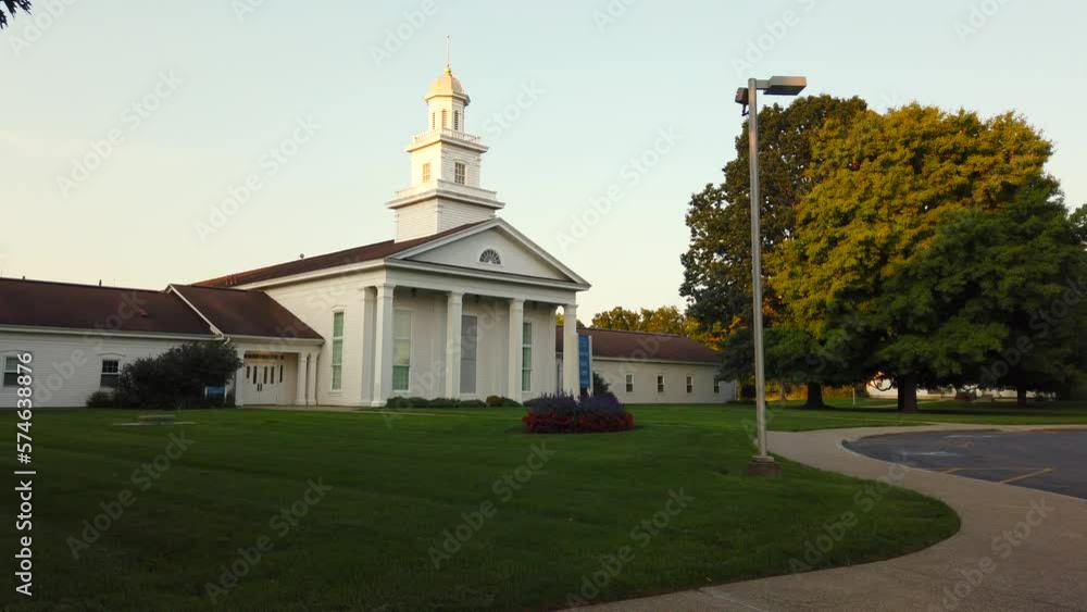 Chapel or church at the Historic site at the Peter Whitmer Farm ...