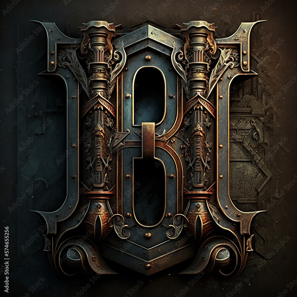 steampunk, letter, A, B, C, D, F, G, H, J, K, L, M, N, P, Q, R, S, T, V, X, Z, alphabet, old ...
