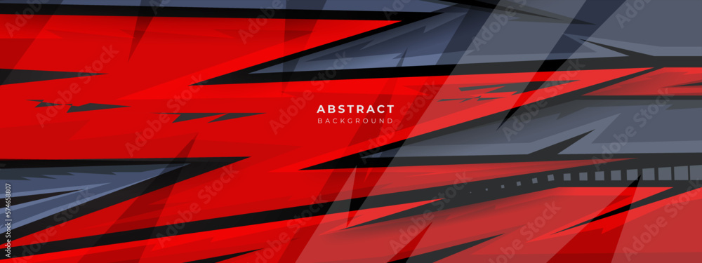 Abstract red grey background for sports racing premium vector design ...