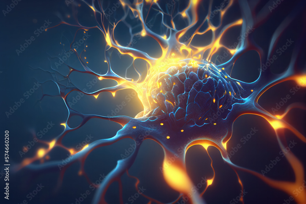 Neurological, neuron brain cell stem cells, disease, thinking, firing ...