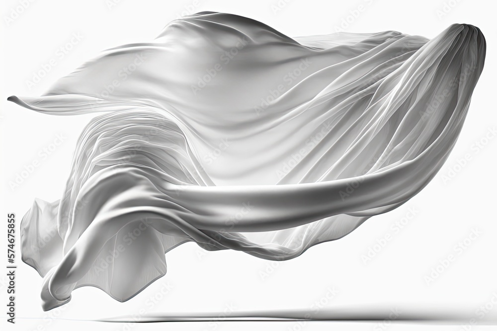 White Cloth In The Wind