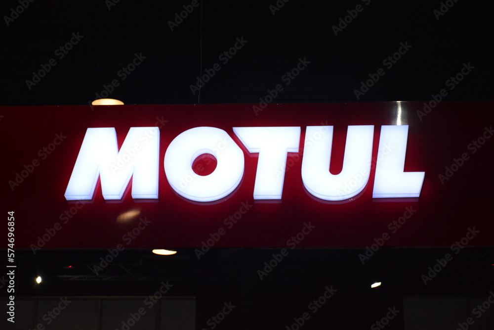 Motul signage at TransSport Show in Pasay, Philippines Stock Photo ...