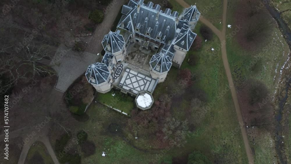 Explore the fairy tale world of castles from a bird's eye view. Filmed ...