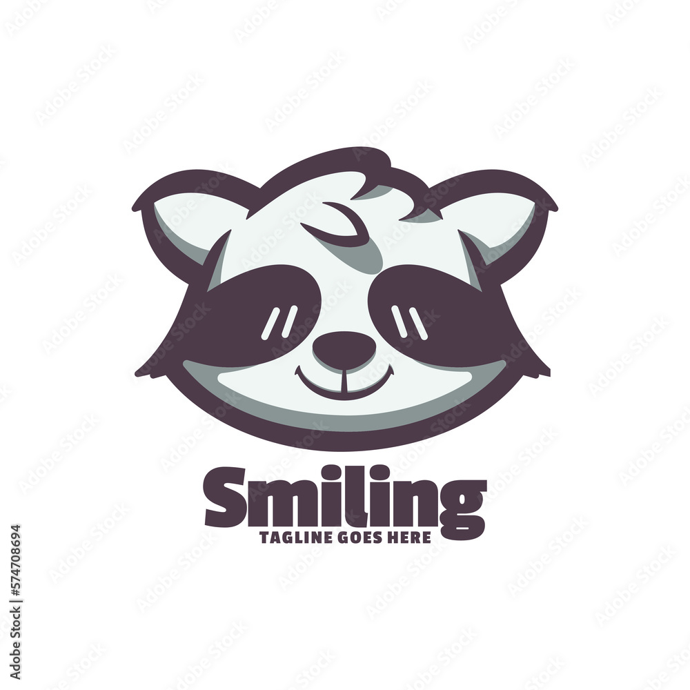 Smiling Logo Vector Stock Vector | Adobe Stock