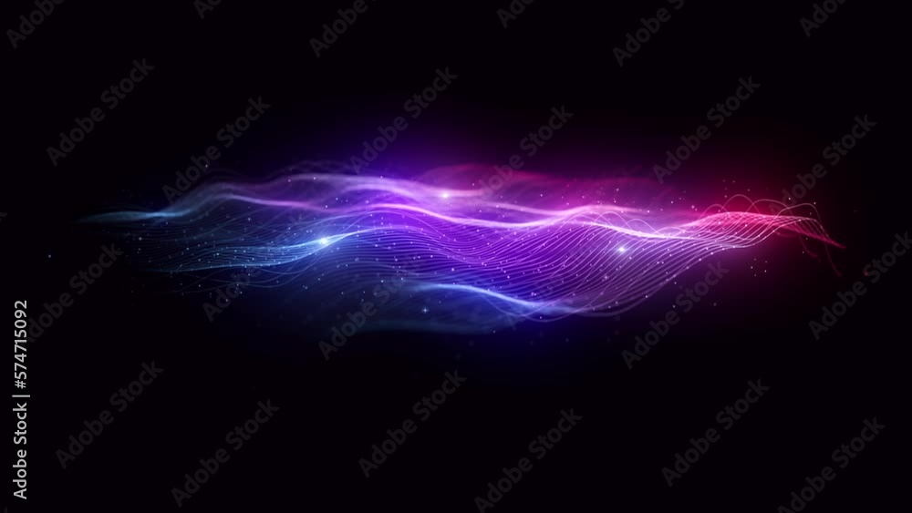Colorful Waving Mesh Fx Background Loop/ 4k animation of an abstract ...