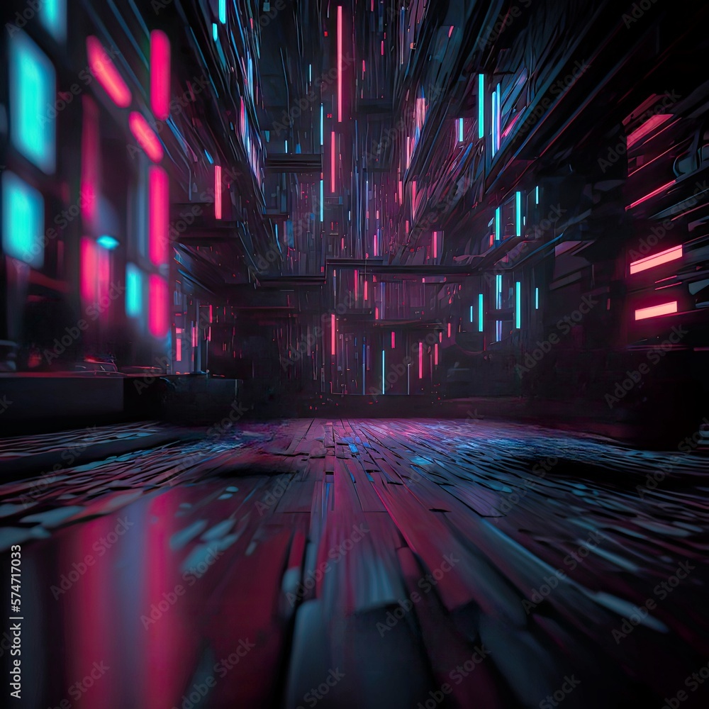 The Technicolor Future: A Colorful Data Center Illustration in a ...