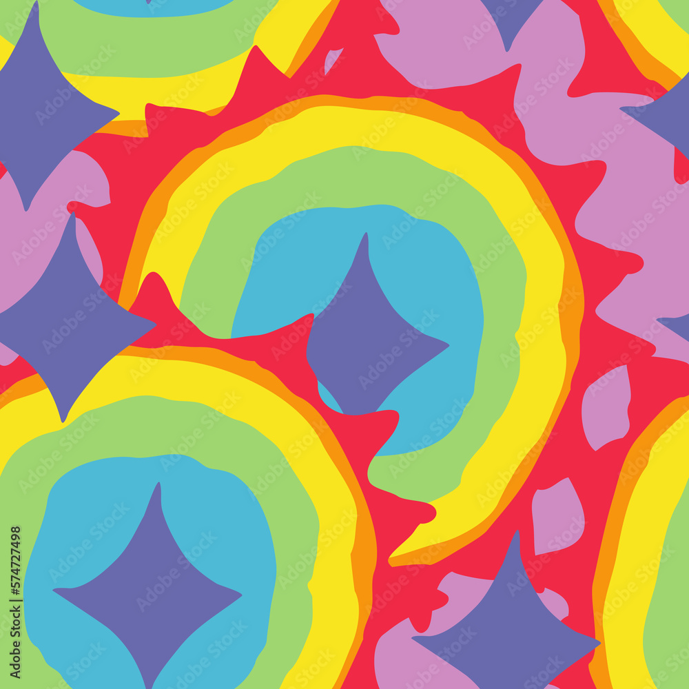 Abstract Seamless Pattern With Circle Dots And Spots Decorative abstract-seamless-pattern-with-circle-dots-and-spots-decorative