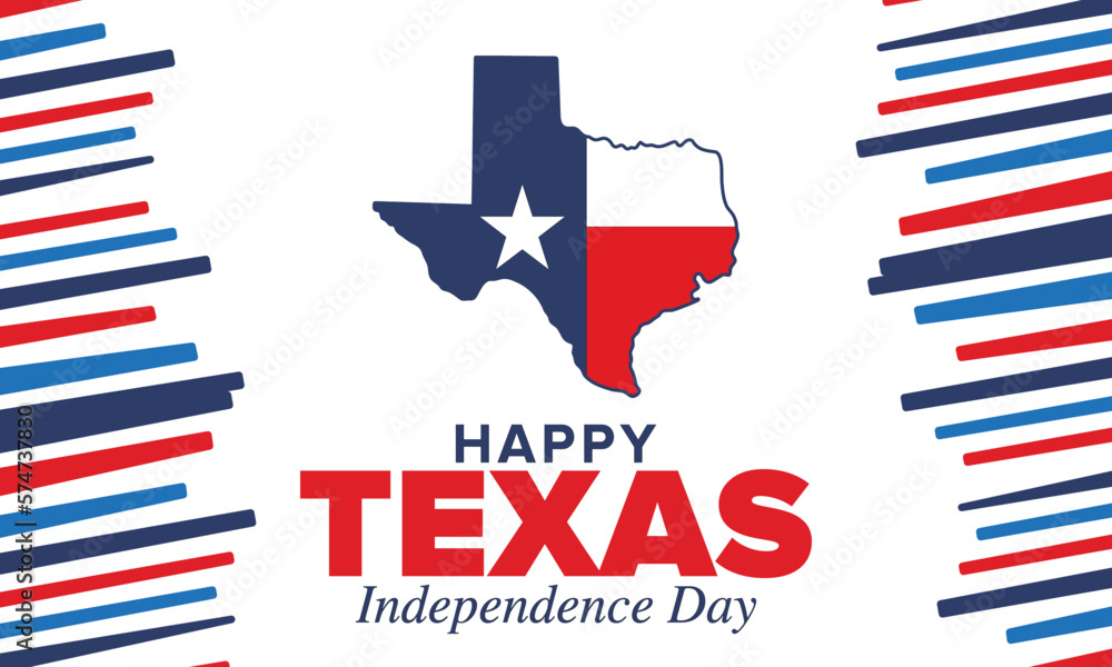 Texas Independence Day. Freedom holiday in Unites States, celebrated ...