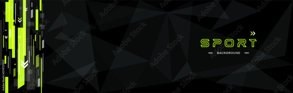 Modern fierce and dynamic background. sports concept. shining green ...
