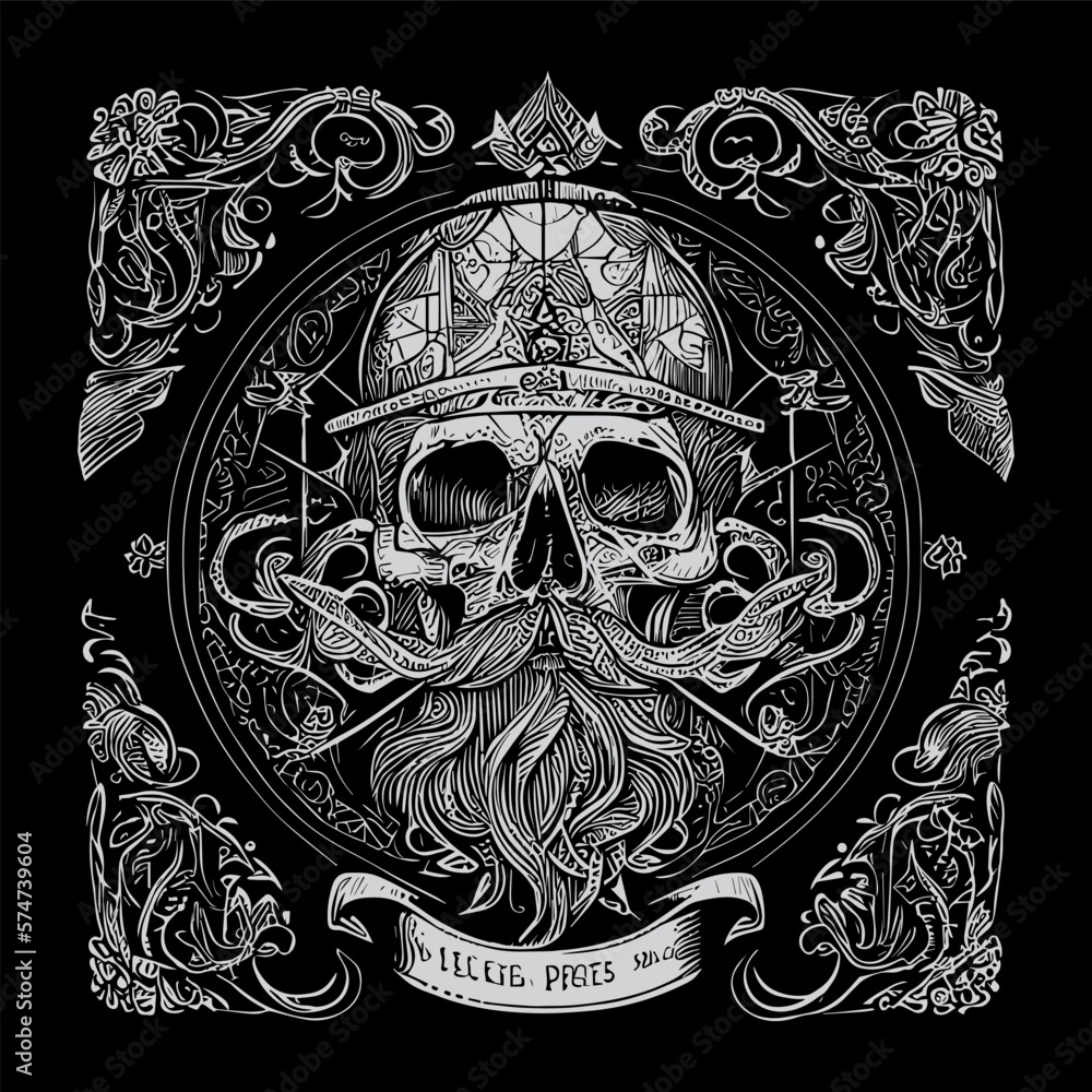 pirate skull is a symbol of the lawless and dangerous world of pirates ...