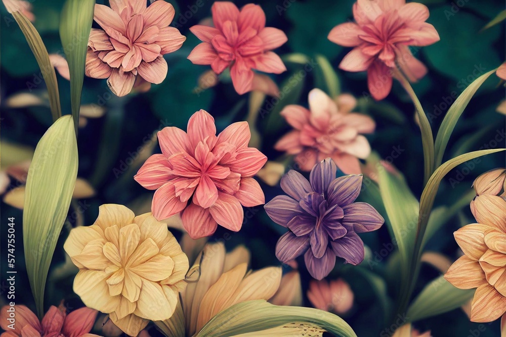 Vintage Flower Wallpaper Desktop | Best Flower Site