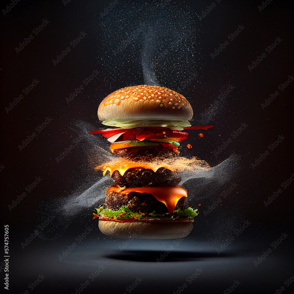 ¡Disfruta de una deliciosa hamburguesa! Esta hamburguesa es una receta ...