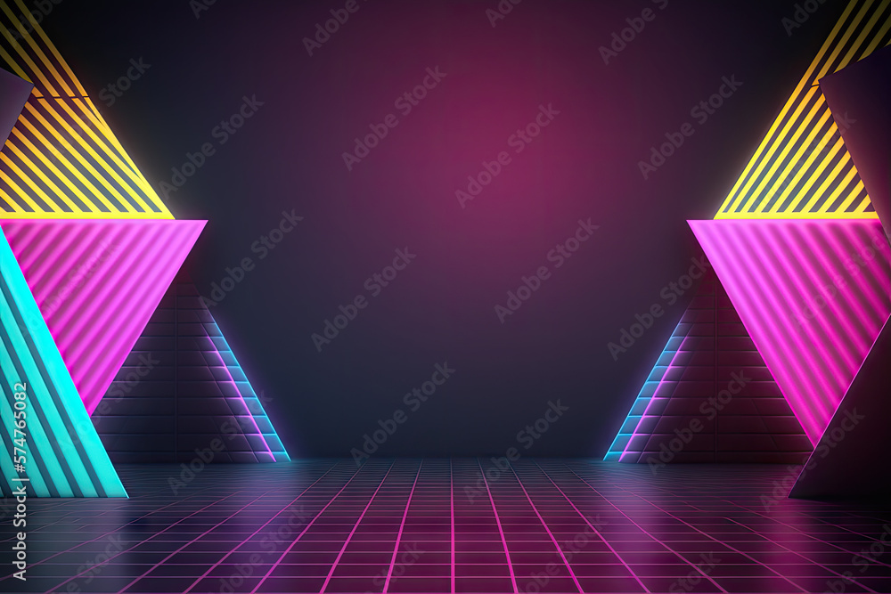 80s 90s Retro Wave Background Wallpaper - 80s Background textures - 80s ...
